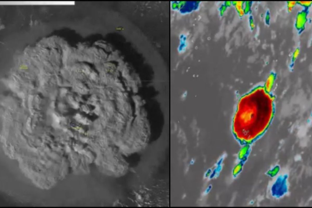 Spektakularny wybuch wulkanu i fala tsunami [FOTO/VIDEO] - NCZAS.COM